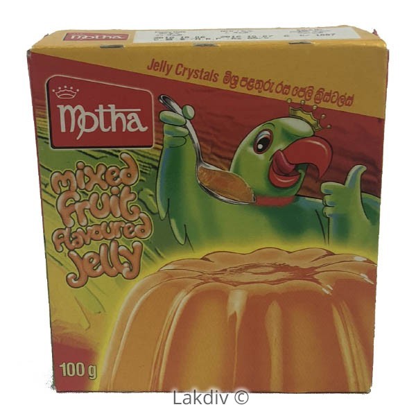 Motha Mixed Fruit Flavoured jelly 100g - Lakdiv