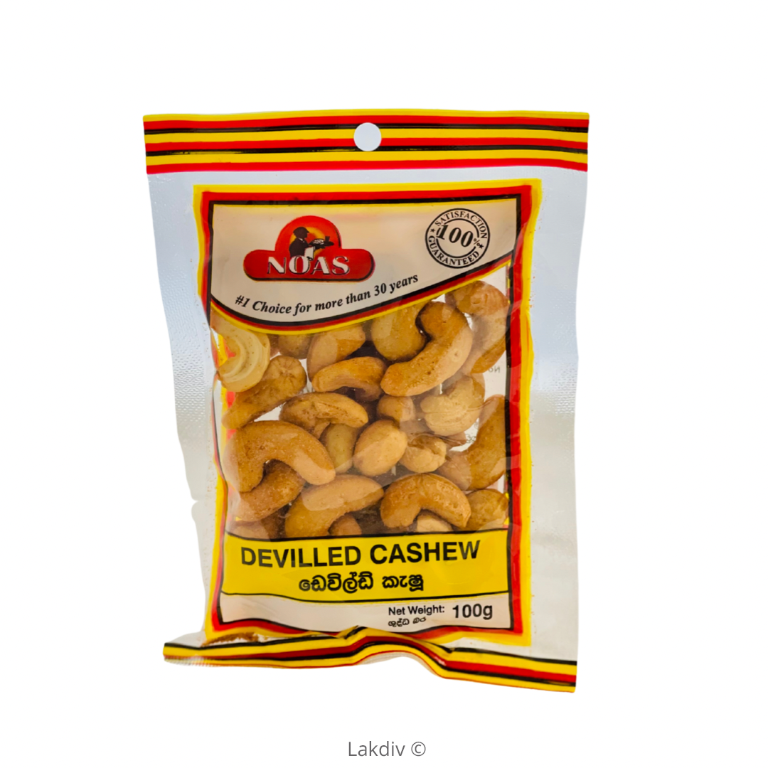 Noas Devilled Cashew 100g - Lakdiv