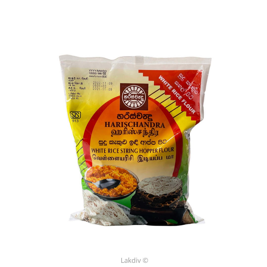 Harischandra White Rice String Hopper Flour 700g - Lakdiv
