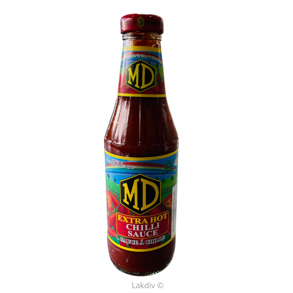 MD Extra Hot Chilli Sauce 400g - Lakdiv